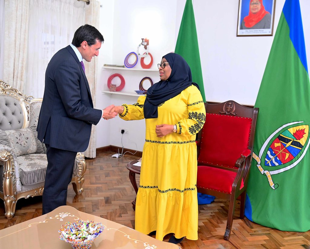 RAIS SAMIA ATETA NA MTENDAJI MKUU WA KAMPUNI YA PUMA ENERGY NA ...