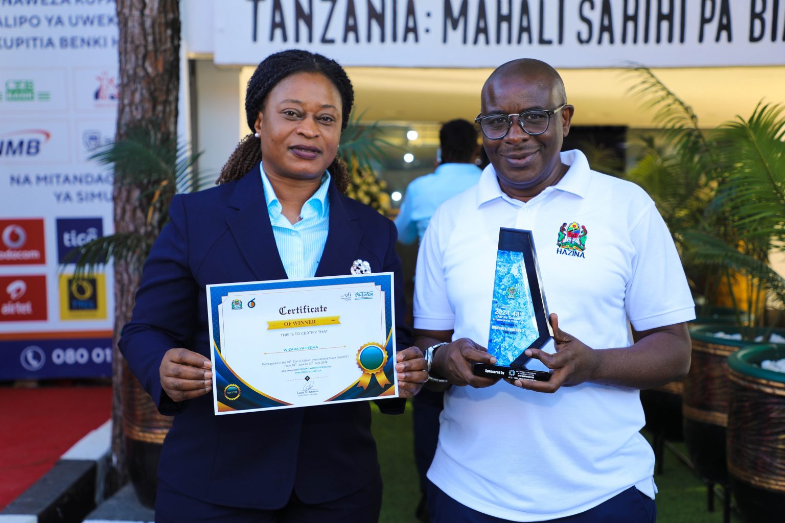 WIZARA YA FEDHA YAIBUBA MSHINDI WA PILI TUZO ZA WIZARA BORA- SABASABA - Mzalendo