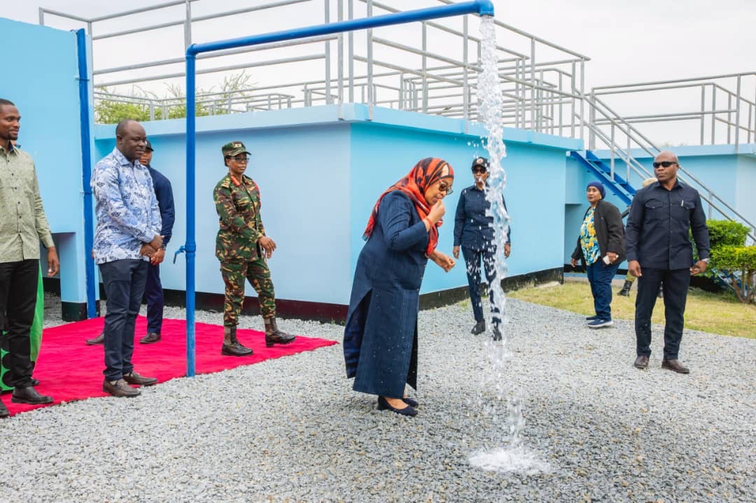 RAIS SAMIA AZINDUA MRADI WA MAJI BUSEGA MKOANI SIMIYU - Mzalendo