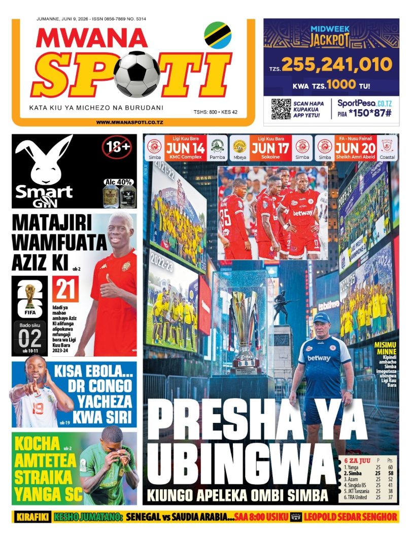 PATA HABARI MOTO MOTO KATIKA MAGAZETI YA LEO JUMANNE JUNI 9,2026 - Mzalendo